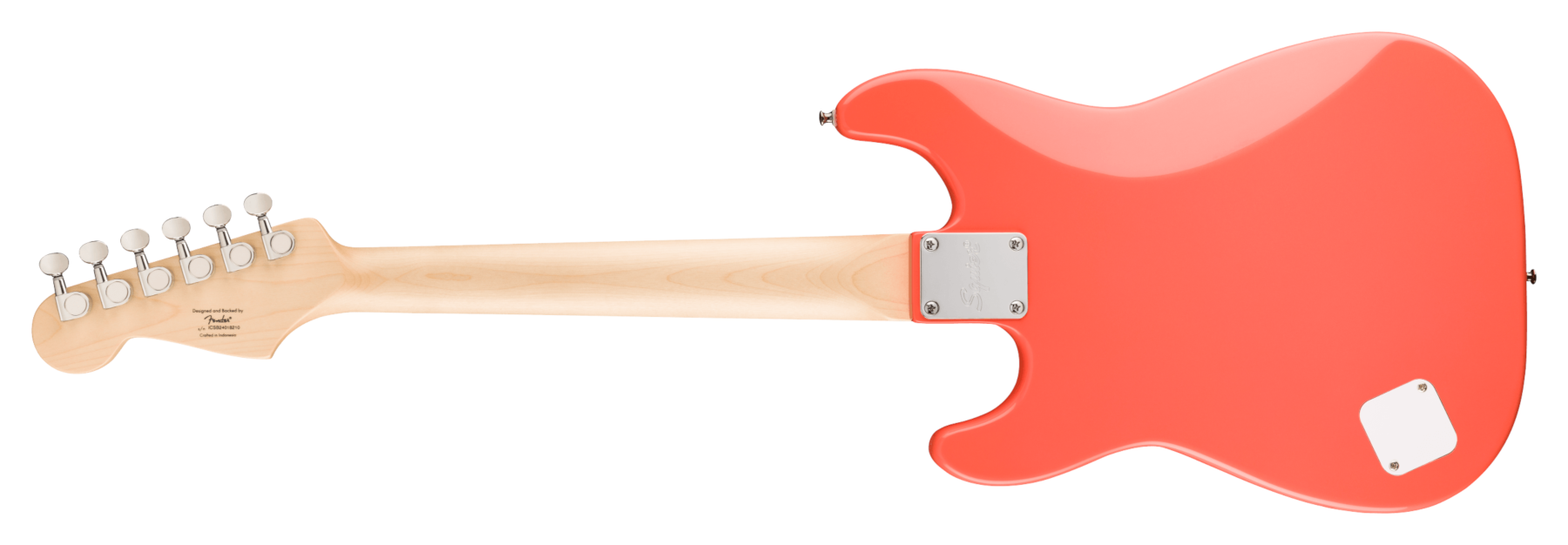 Squier FSR Mini Stratocaster (Tahitian Coral) | Soundpad Guitar Shop